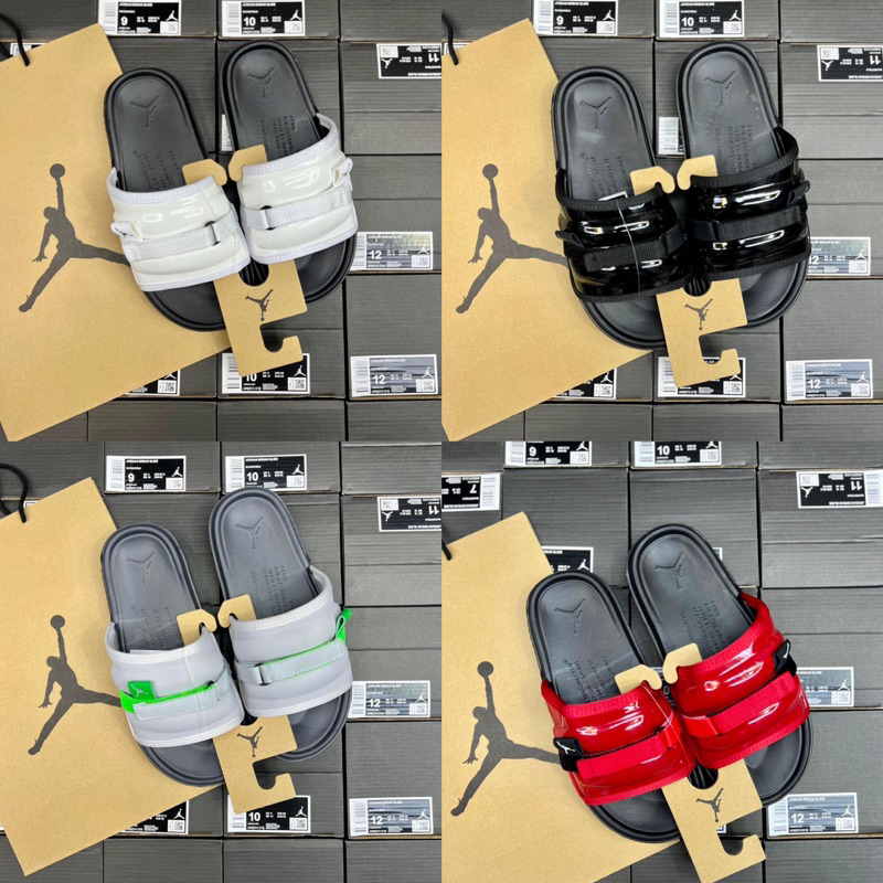 JORDAN SUPER PLAY SLIDES FOR MEN WITH BOX | Shopee Philippines