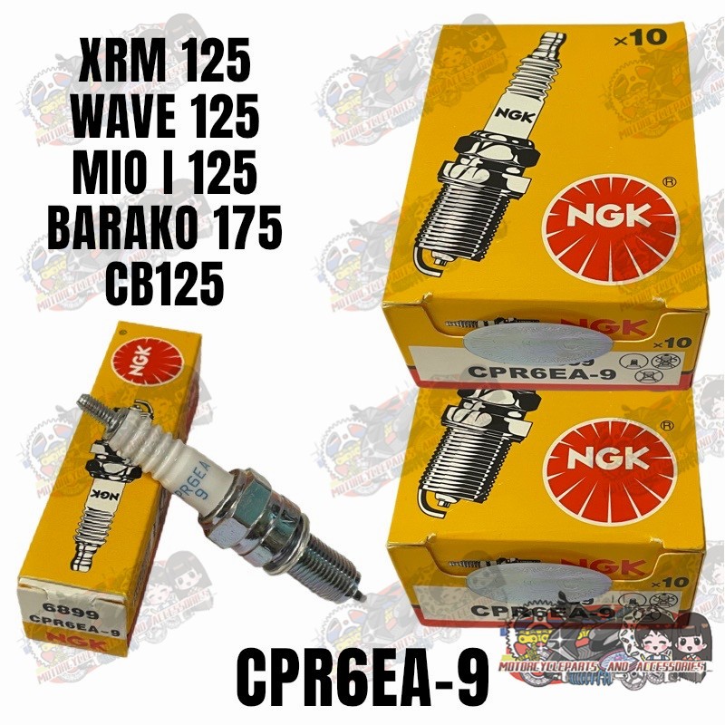 LJ Motorcycle NGK Spark Plug Xrm 125, Wave 125, Barako 175, Cb125 ...