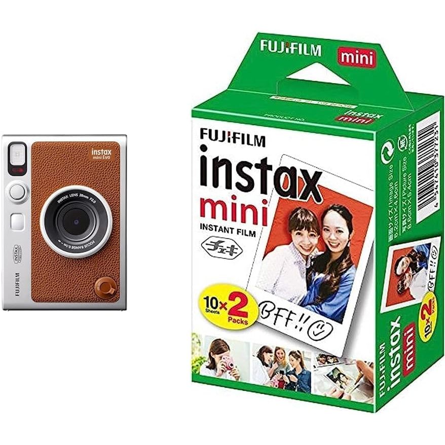 FUJIFILM INSTAX MINI EVO Instant Film Camera (USB-Type C) | Shopee ...