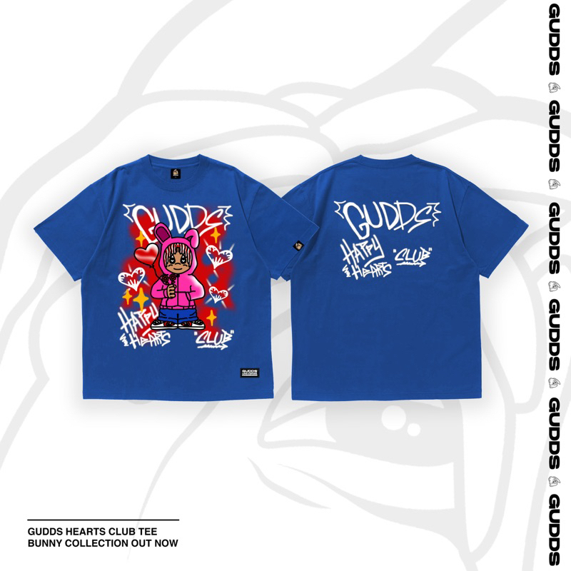 GUDDS HAPPY HEARTS CLUB "T-SHIRT" | Shopee Philippines