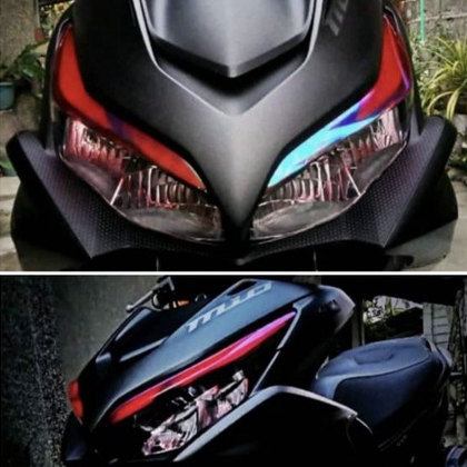 YAMAHA AEROX V2 155 KILAY TINT (PAIR) W/ FREE KALMOT STICKER | Shopee ...