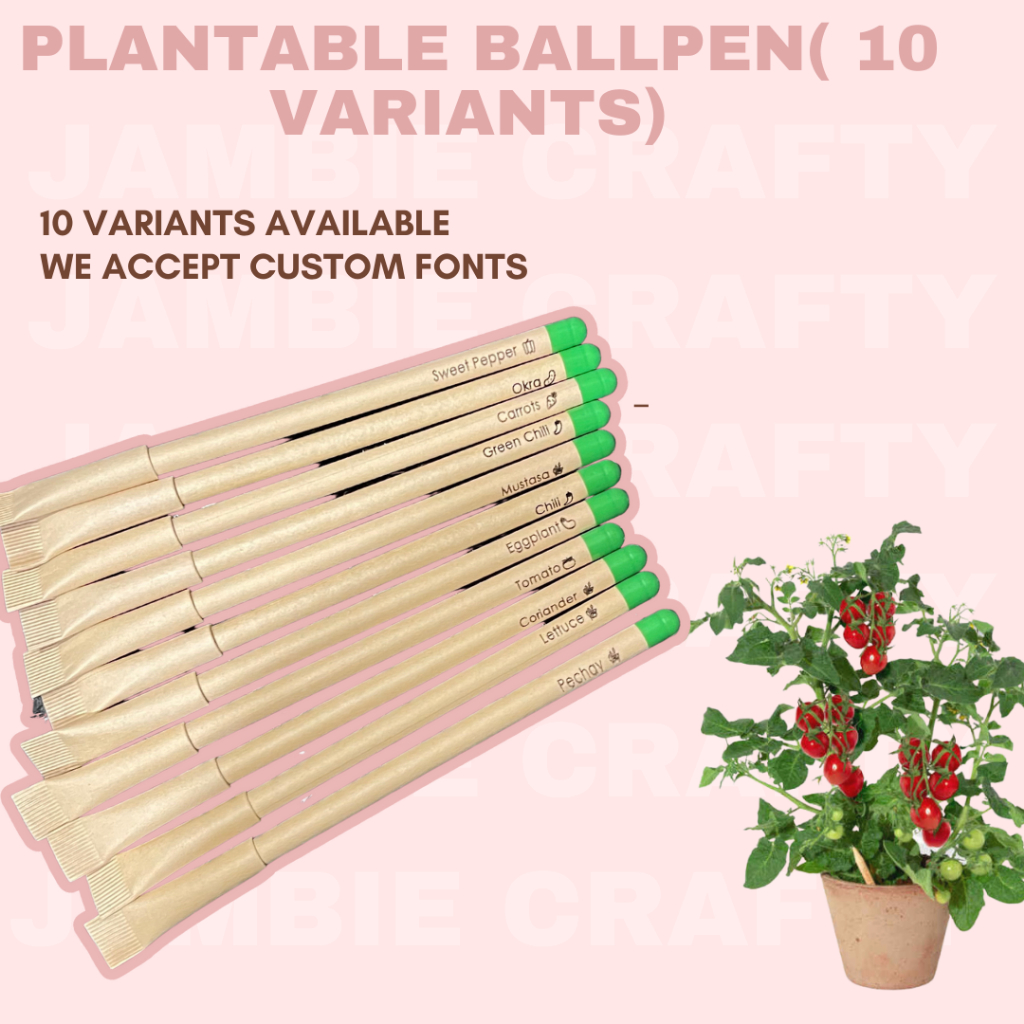 Plantable Ballpen for Giveaways and Souvenirs/ Baptism, Wedding and ...