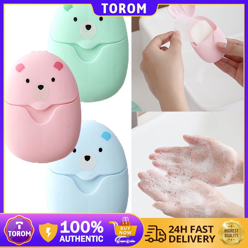 Disposable Boxed Paper Soap Travel Portable Hand Washing Box Scented ...