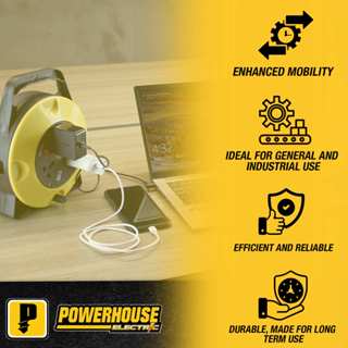 Powerhouse Electric Heavy Duty Extension Wheel 10A 10M 13A 30M | Shopee ...