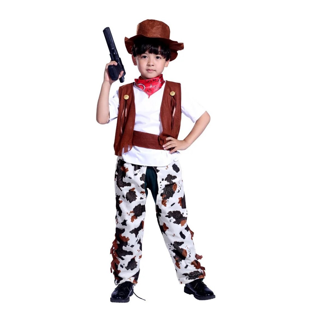 COD Cowboy V1 Kids Halloween Costume Complete Set | Shopee Philippines