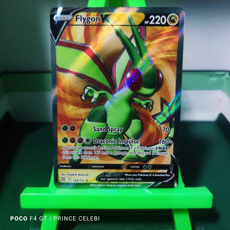 Pokemon TCG - Flygon V Full Art | Shopee Philippines