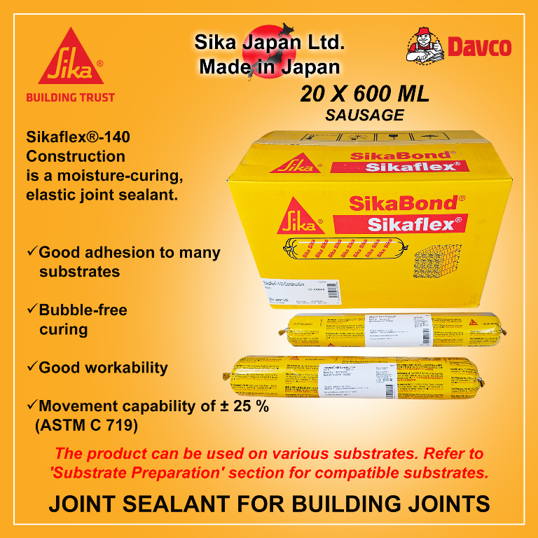 Sika Sikaflex JAPAN 140 Sikabond Construction Polyurethane Sealant Box ...