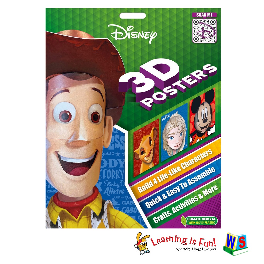 WS DISNEY 3D POP HEADS POSTERS | Shopee Philippines