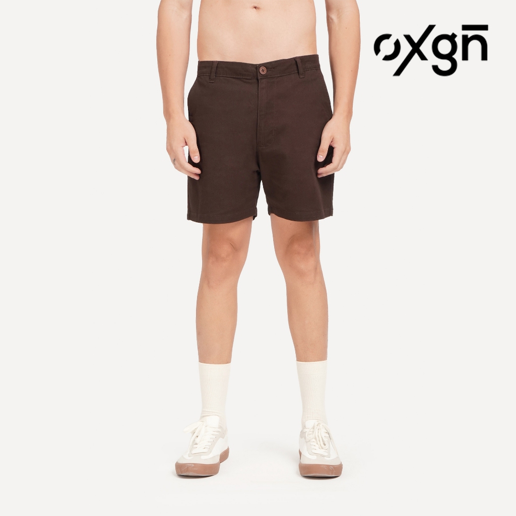 OXGN Urban Shorts For Men (Brown) | Shopee Philippines