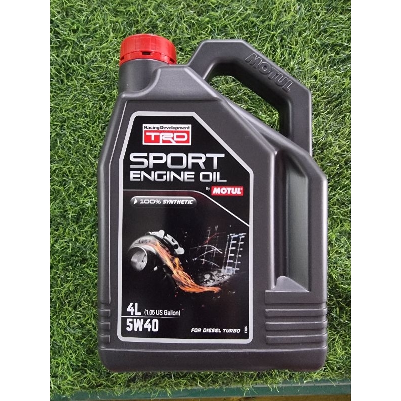 Motul TRD Sport Engine Oil 100% Synthetic 5W40 for Gasoline & Diesel ...