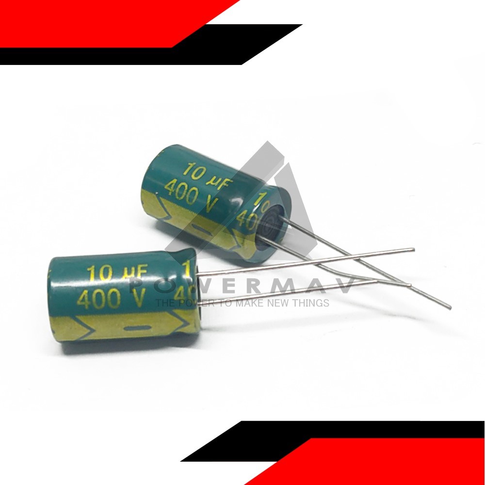 2pcs 10uf 400v capacitor Electrolytic Capacitor Low Leakage Current 20% ...