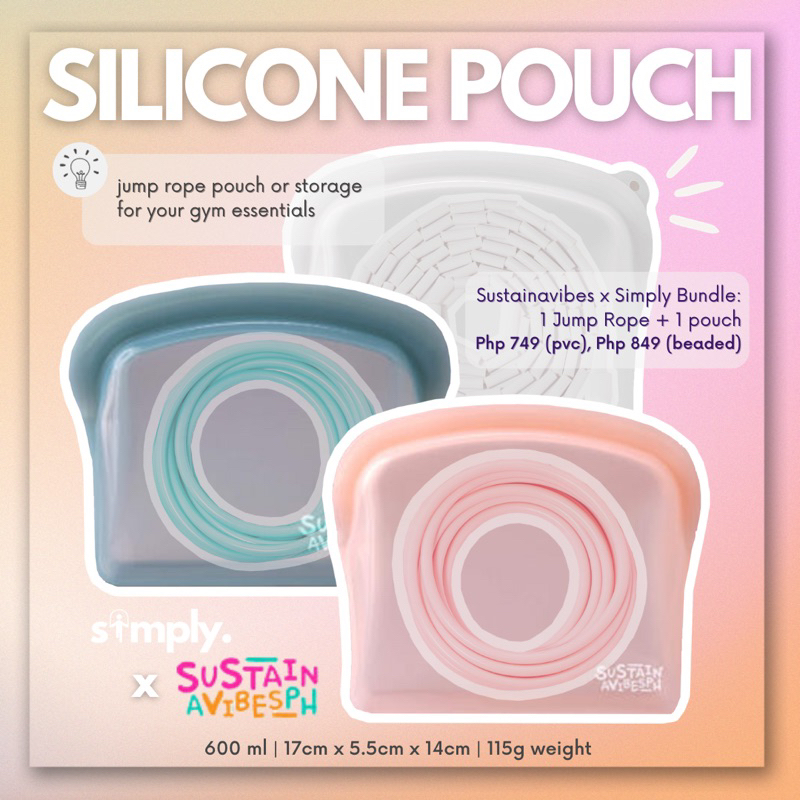 Silicone Pouch (Simply x Sustainavibes) | Shopee Philippines