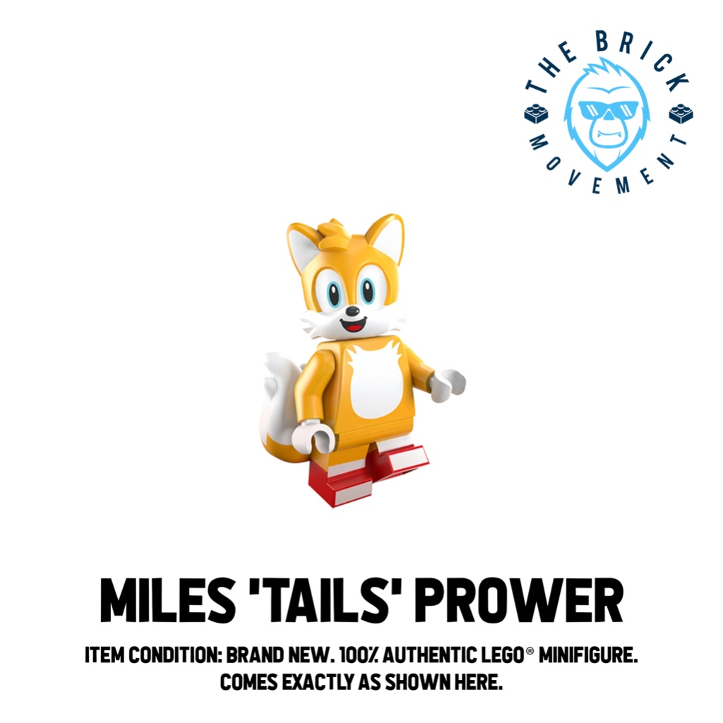 LEGO® SONIC THE HEDGEHOG Miles "Tails" Prower Minifigure | Shopee ...