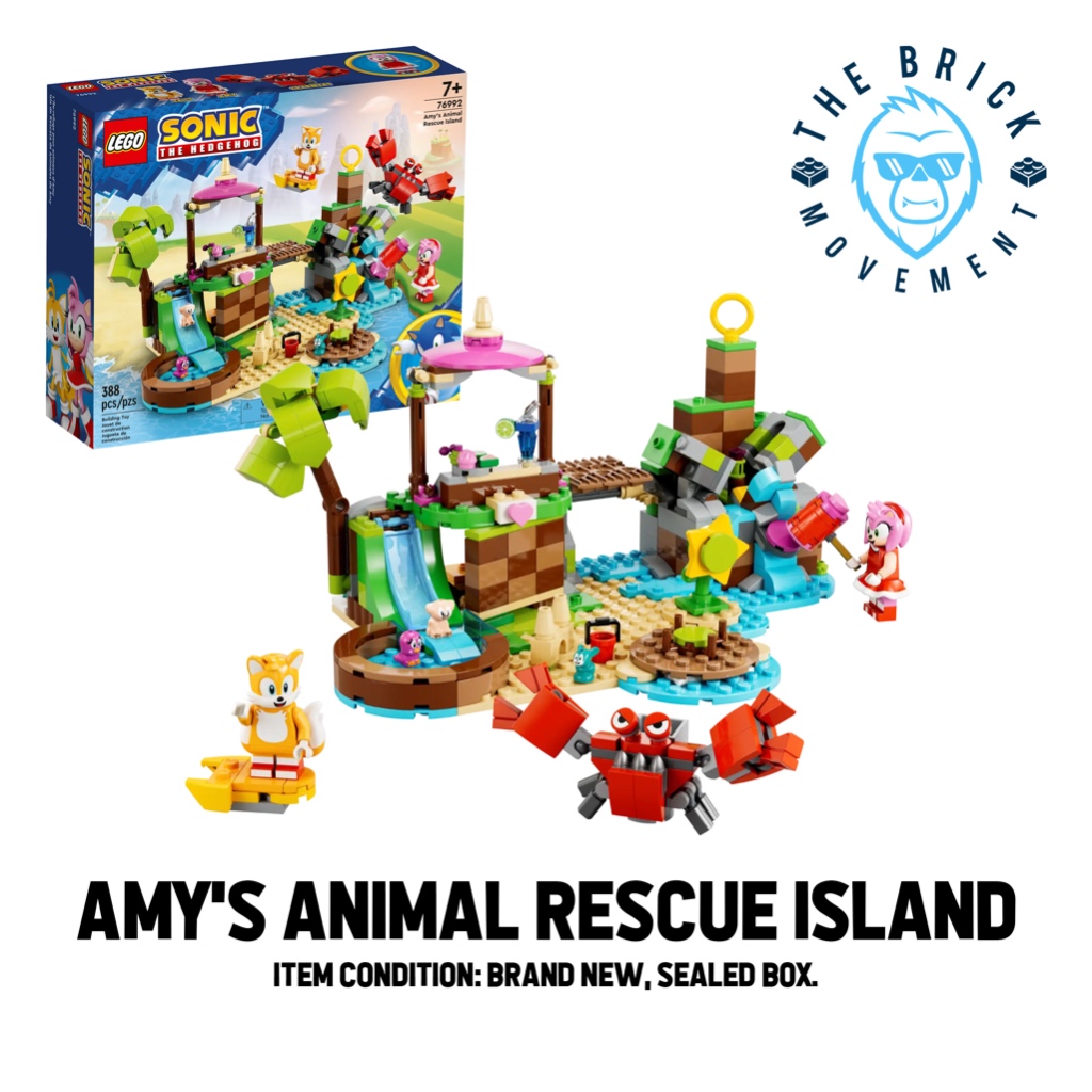 LEGO® SONIC THE HEDGEHOG 76992 Amy's Animal Rescue Island Set | Shopee ...