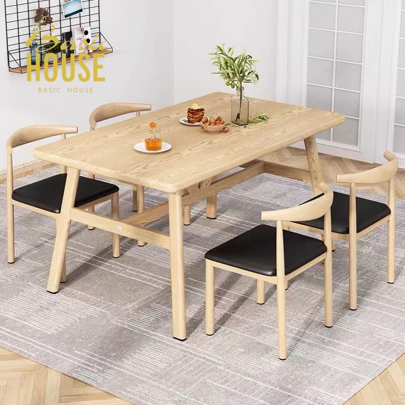 BasicHouse Dining Table And Chair Combination Small Apartment Modern ...