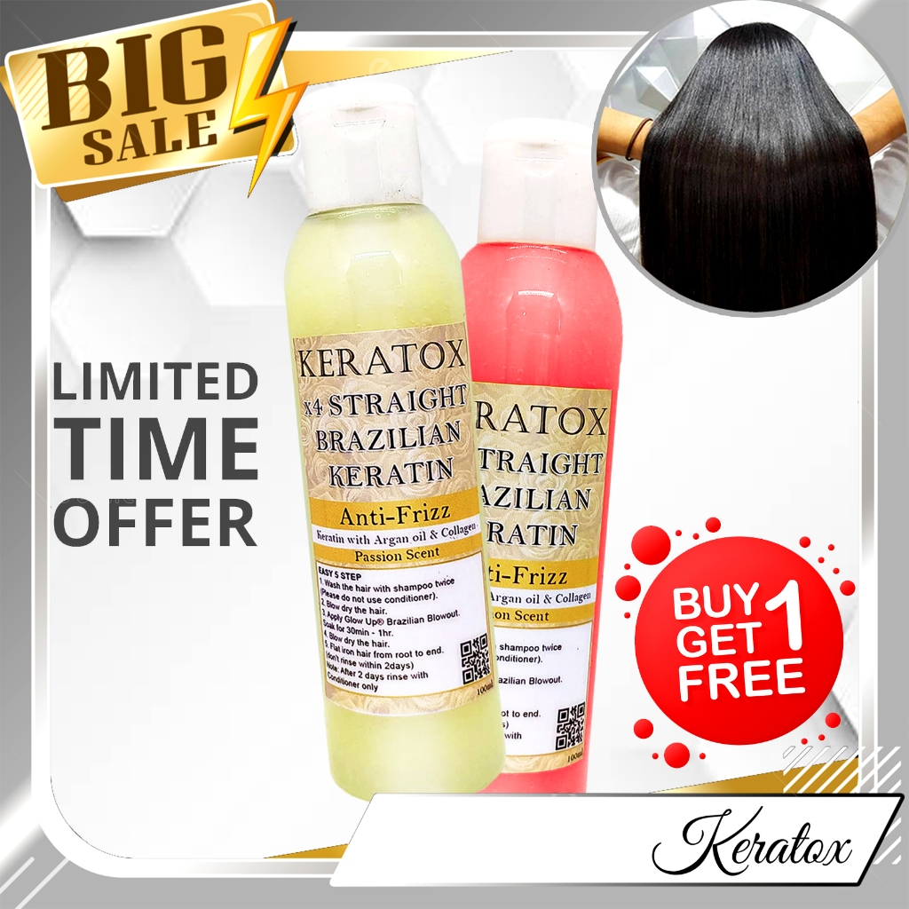 Buy1 Take1 Brazilian Hair B.T.0.X Keratox Natural Organic Keratin ...