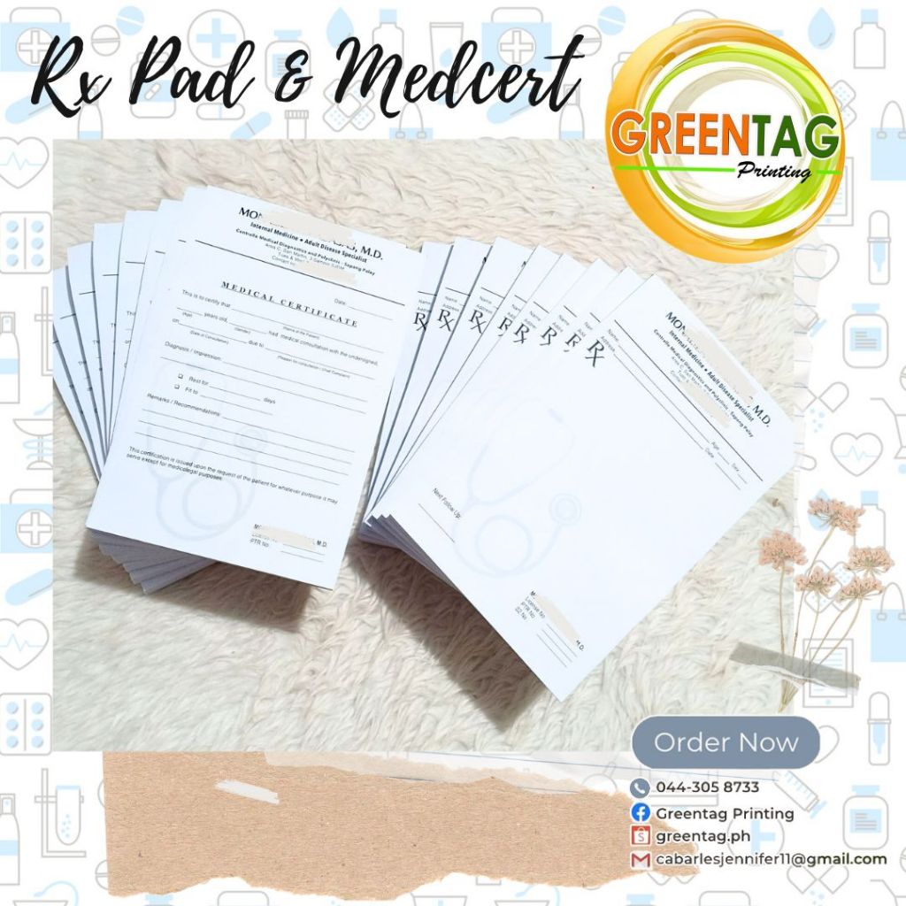 Pres Pad / Med cert / Lab Request form | Shopee Philippines