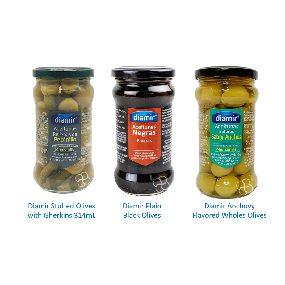 DIAMIR OLIVES different Variations | Shopee Philippines