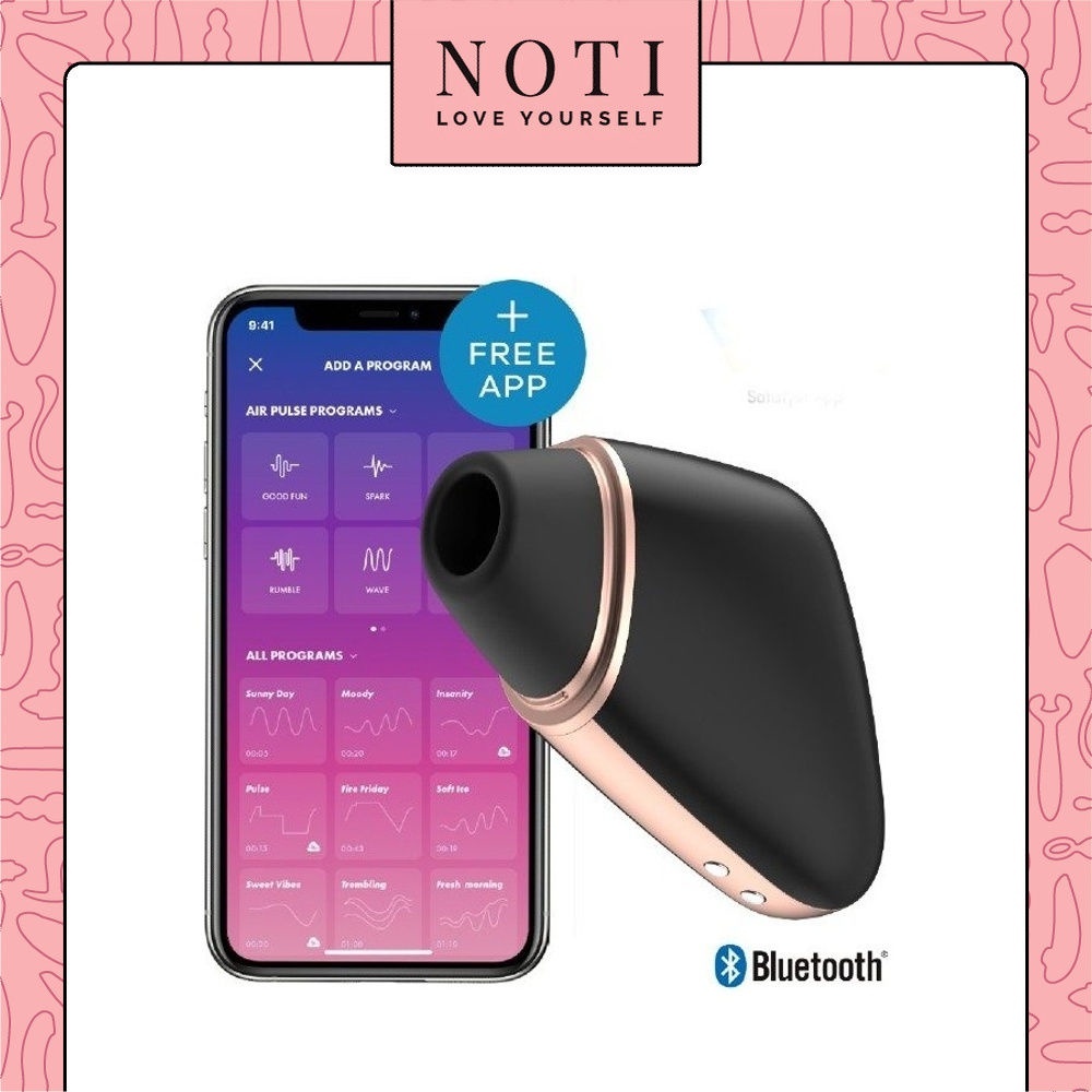 Satisfyer Love Triangle App-Controlled Air Pulse Clitoral Vibrator | Shopee Philippines