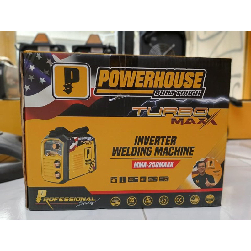 POWER HOUSE TURBO MAXX INVERTER WELDING MACHINE 250 AMP | Shopee ...