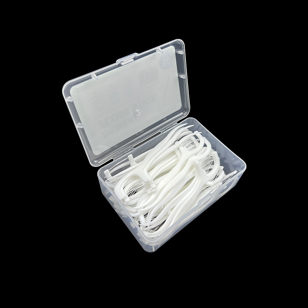 Dental Floss 50 Square Boxed Dental Floss Stick Dental Oral Disposable ...