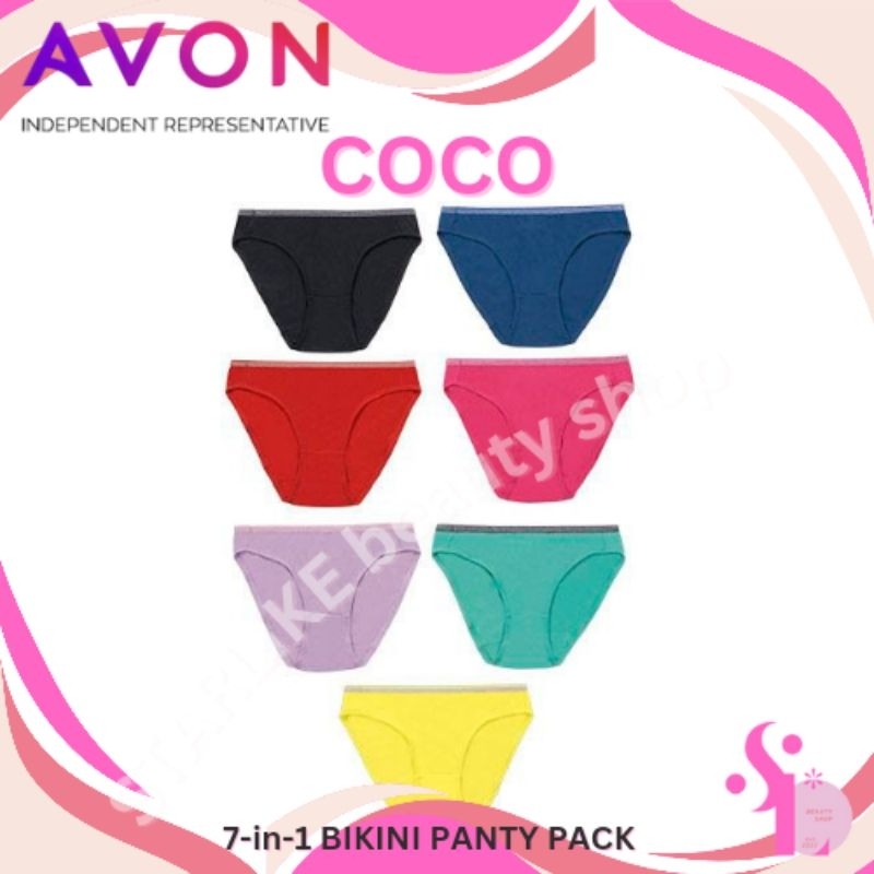 AVON Coco 7-in-1 Bikini Panty Pack | Shopee Philippines