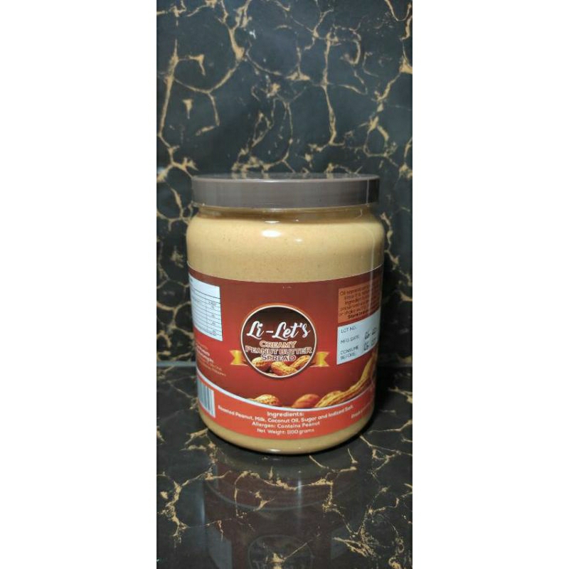 Li-lets Creamy Peanut Butter 1100g / Li-let's /Palaman / Spread ...