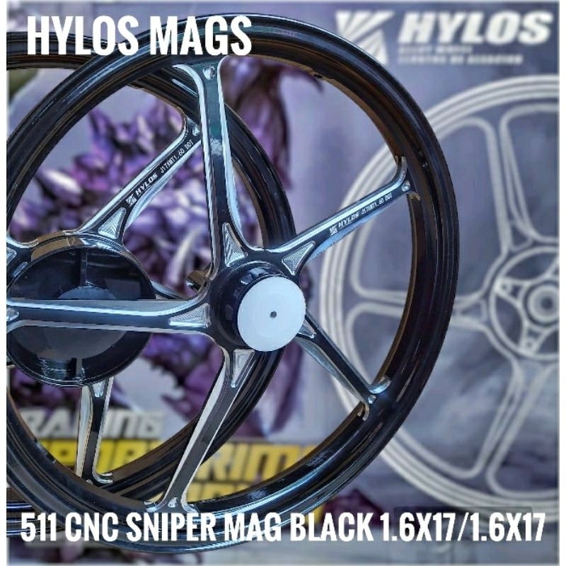 HYLOS MAGS 17 H5 M3 / Sporty / Click 125/150 / Aerox / Sniper 150 ...