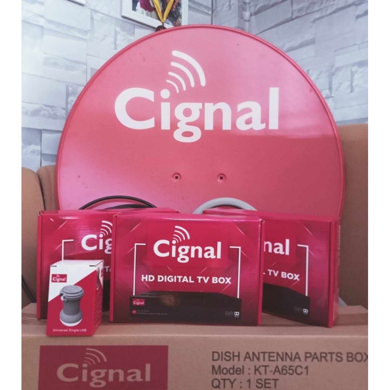 cignal set,complete accesories,no load | Shopee Philippines