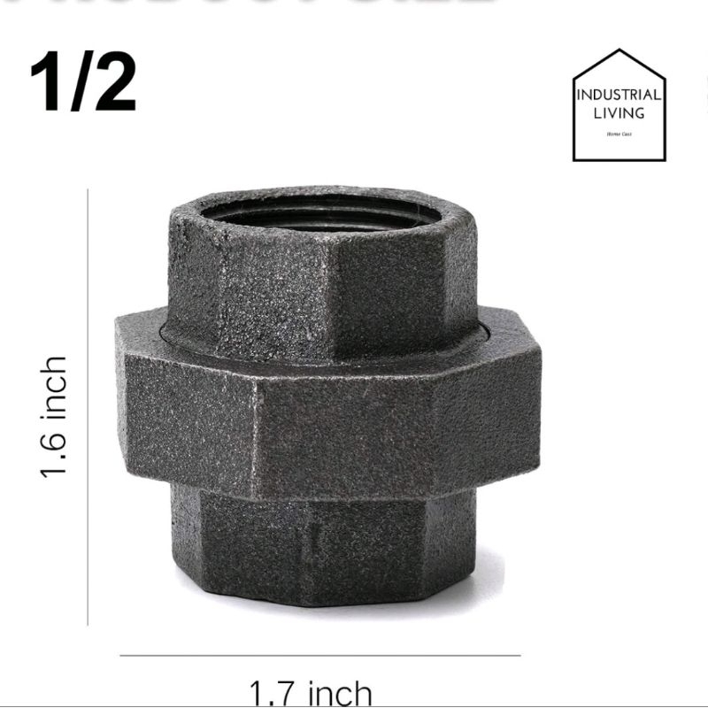 Black Iron Union Patente 1/2 Heavy Duty | Shopee Philippines