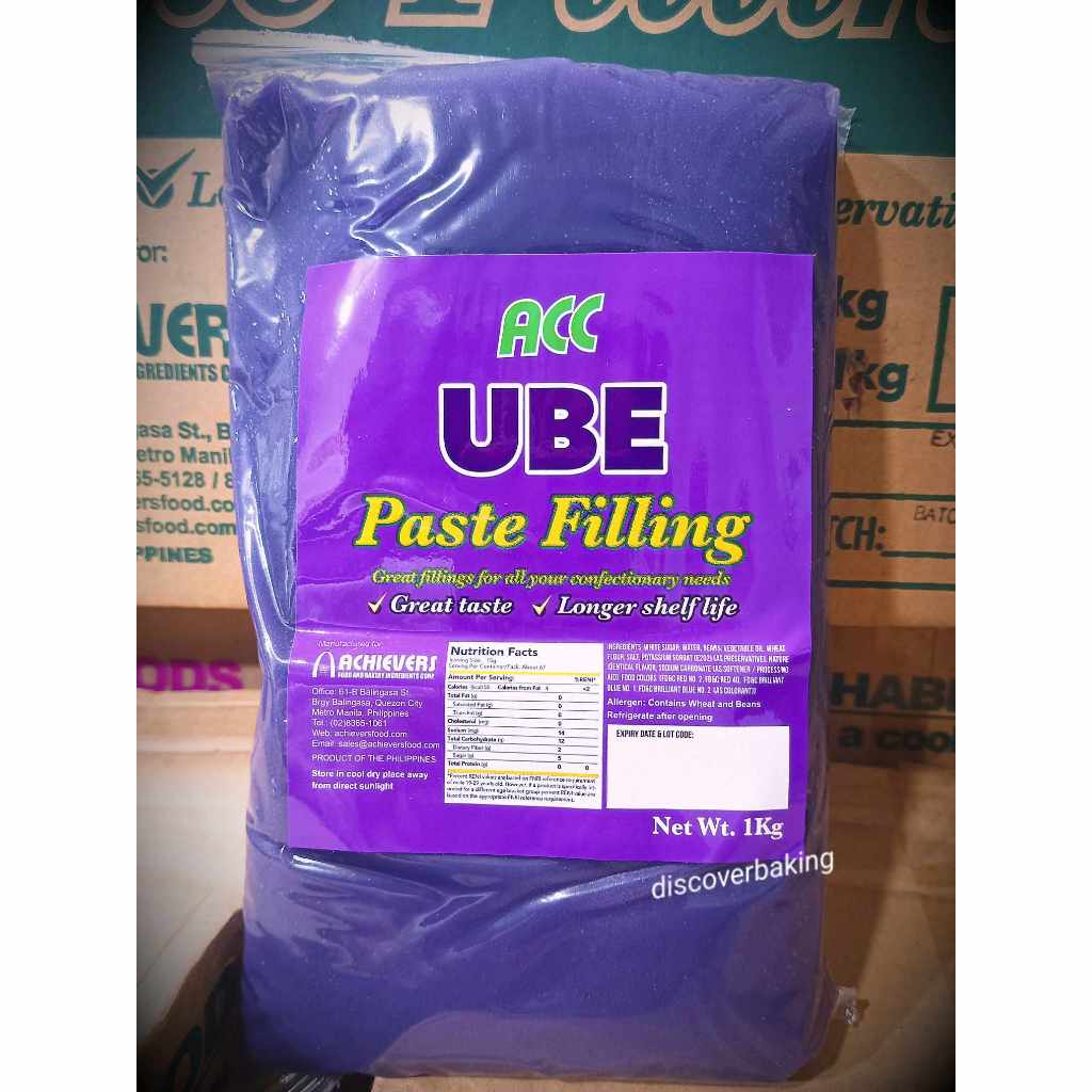 UBE PASTE Filling Unicomm UBE YAM PASTE (1) KILO | Shopee Philippines