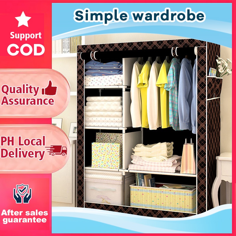 Zippered Wardrobe Modern Wardrobe Simple Storage Bedroom Wardrobe ...