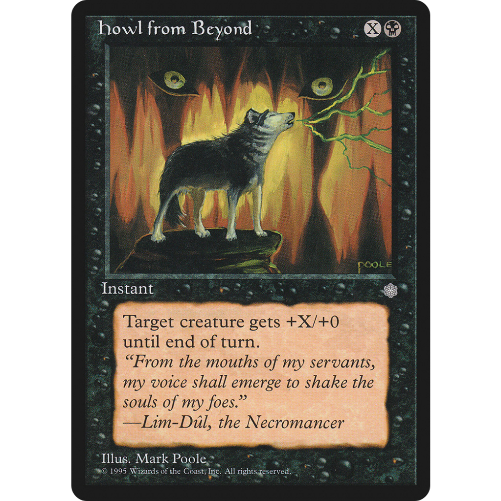 Howl from Beyond ice-132 MTG Top Ratings Proxy (sticker is already on ...