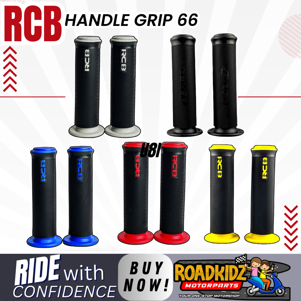 RCB HANDLE GRIP RUBBER RACING BOY HG 55,66,88 UNIVERSAL FITS ALL ...