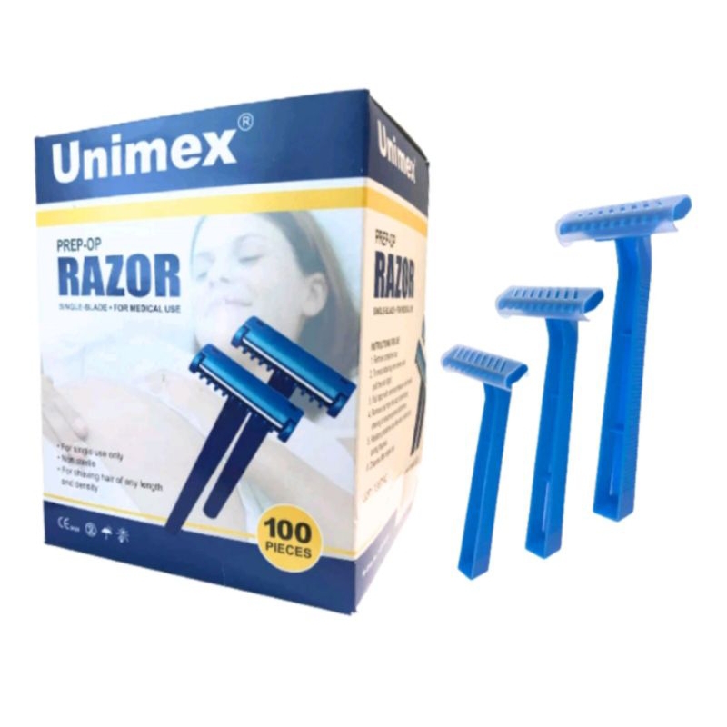 Unimex Razor Prep-Op sold per box 100pcs | Shopee Philippines