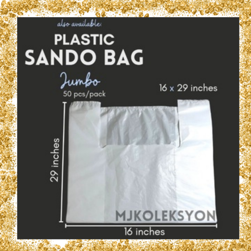 Plastic Sando Bag 50pcs per pack XL AND JUMBO Size | Shopee Philippines