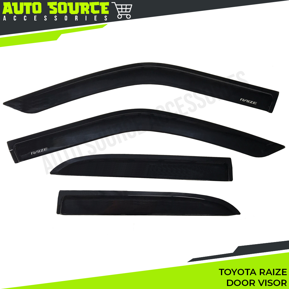 TOYOTA RAIZE DOOR VISOR / RAIN GUTTER 2019 2020 2021 2022 2023 | Shopee ...