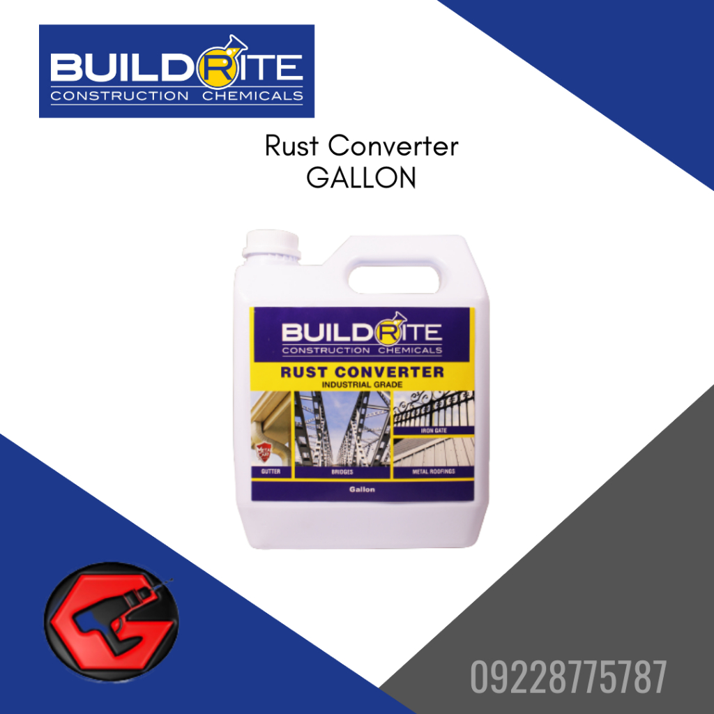 BUILDRITE RUST CONVERTER GALLON | Shopee Philippines