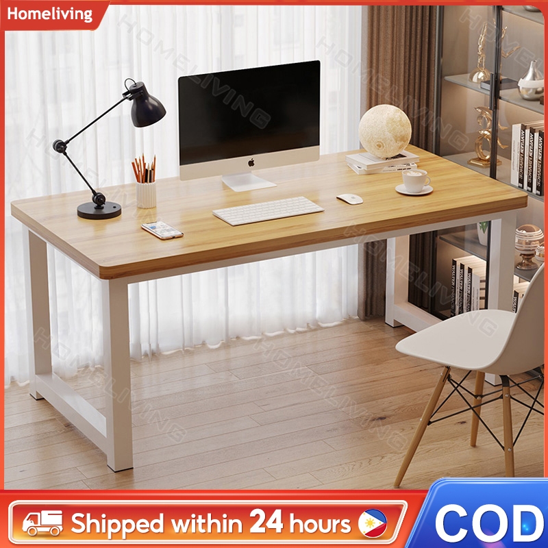 Computer Table office desk Home student Furniture Wood and Metal ...