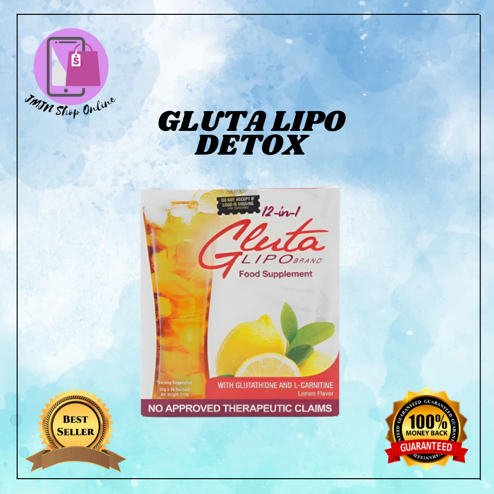 Gluta Lipo Juice Drink 12 in 1 Juice Drink - 10 Sachets per box 100% ...