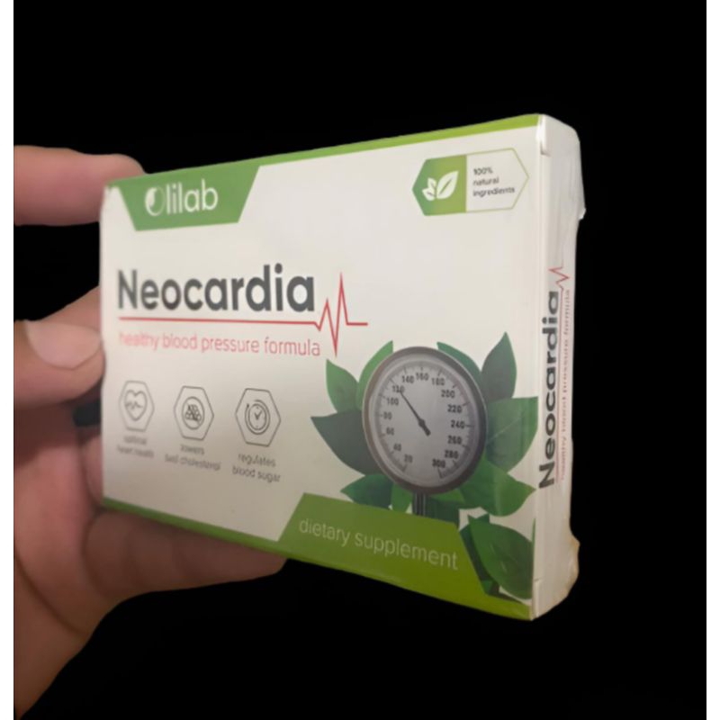 AUTHENTIC NeoCardia - 20 Capsules for HEART AND BLOOD PRESSURE | Shopee ...