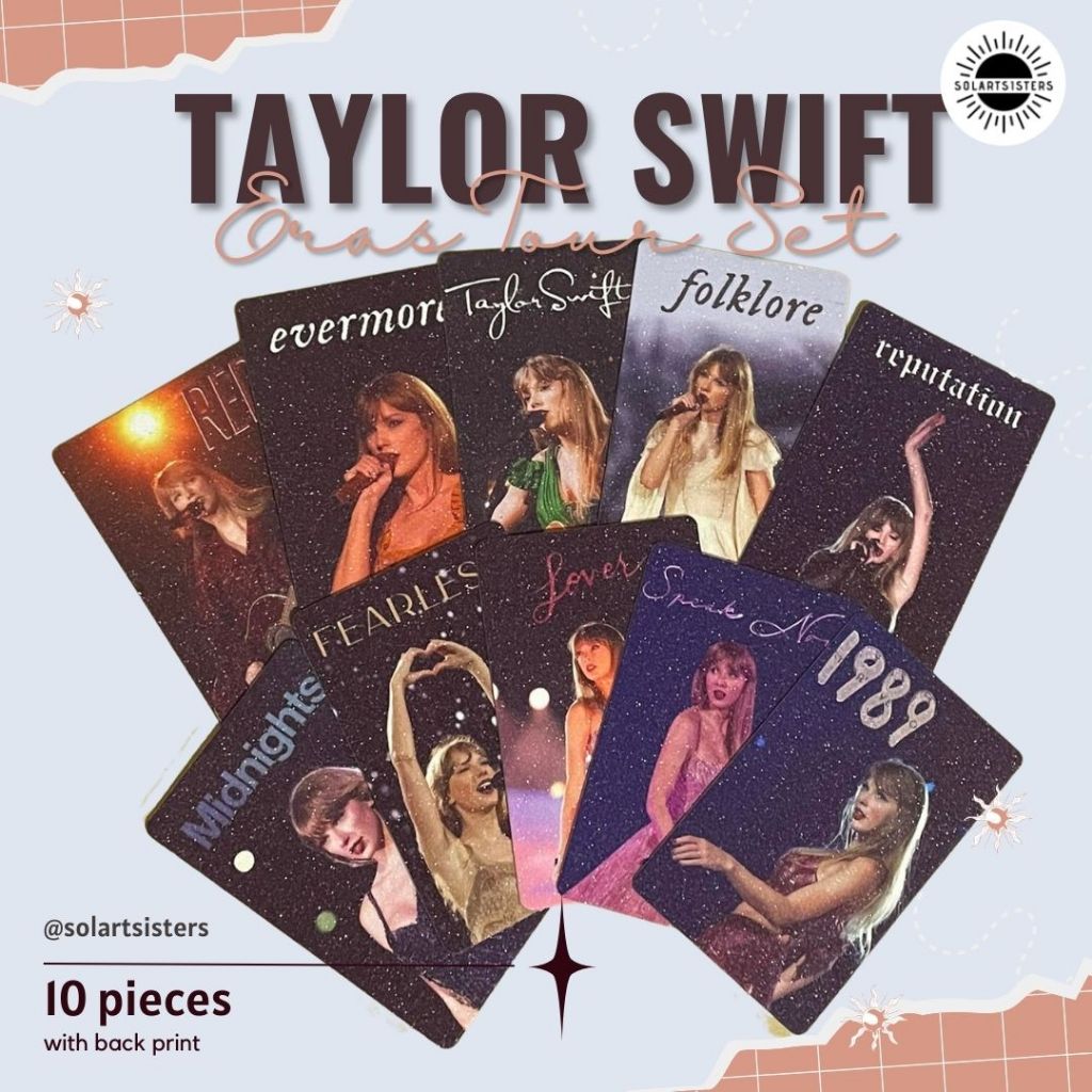 Taylor Swift ERAS Tour Set 10 pcs Swiftie Photocards Photo card ...