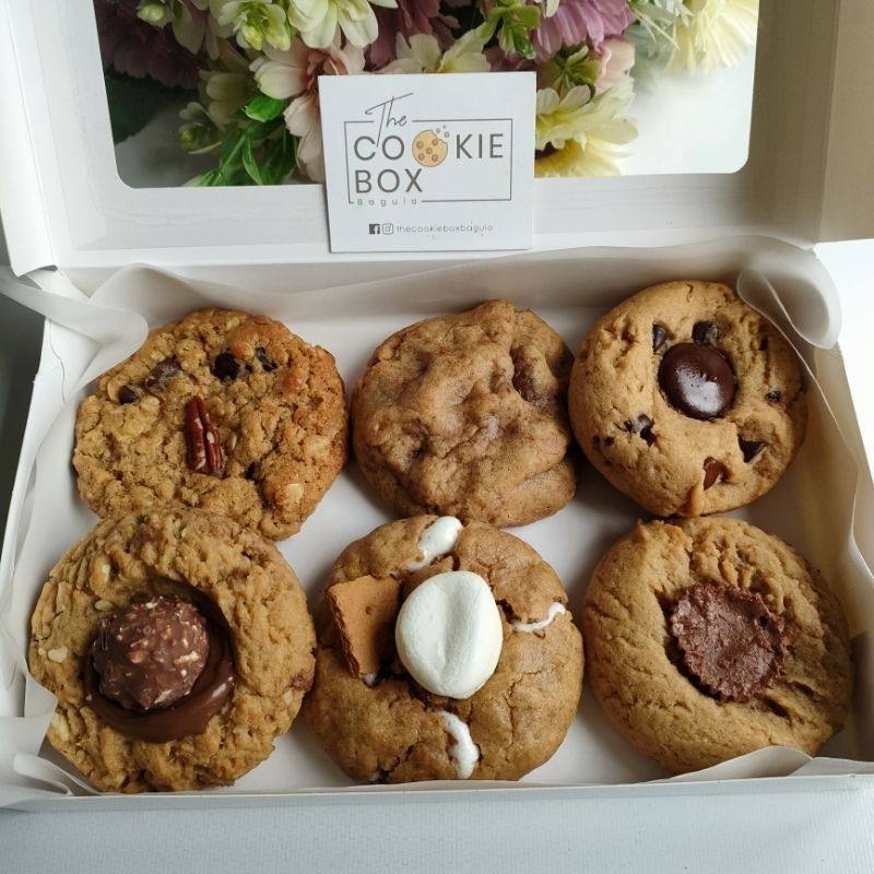 The Cookie Box Baguio SAMPLER BOX OF 6 - CHOCO | OATMEAL | S'MORES ...