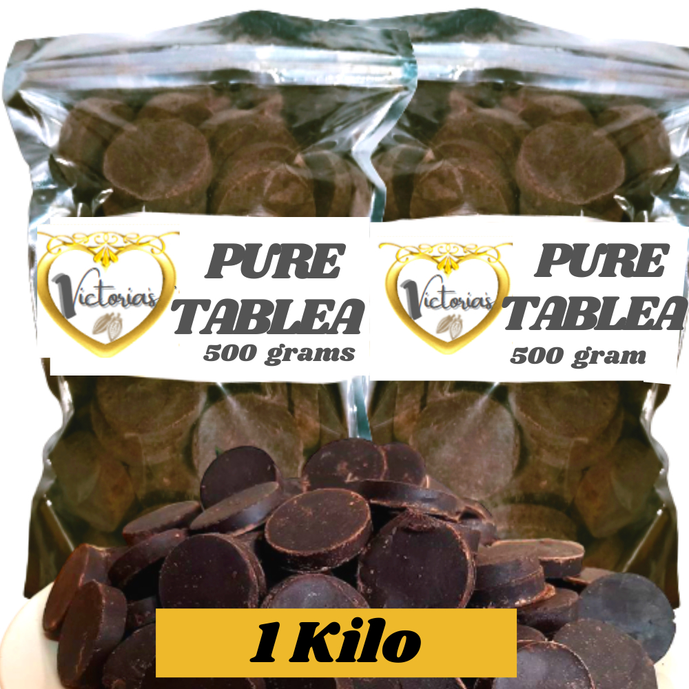 Pure Tablea 500grams, 1 Kilo 100% Cacao Organic Unsweetened Dark ...