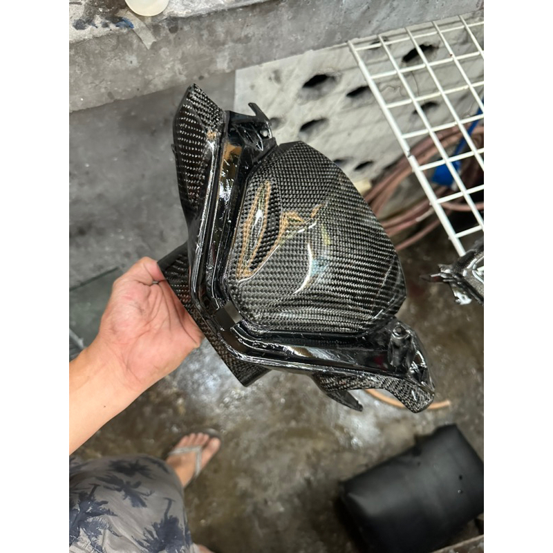 click 125 front handle cover orig carbon | Shopee Philippines