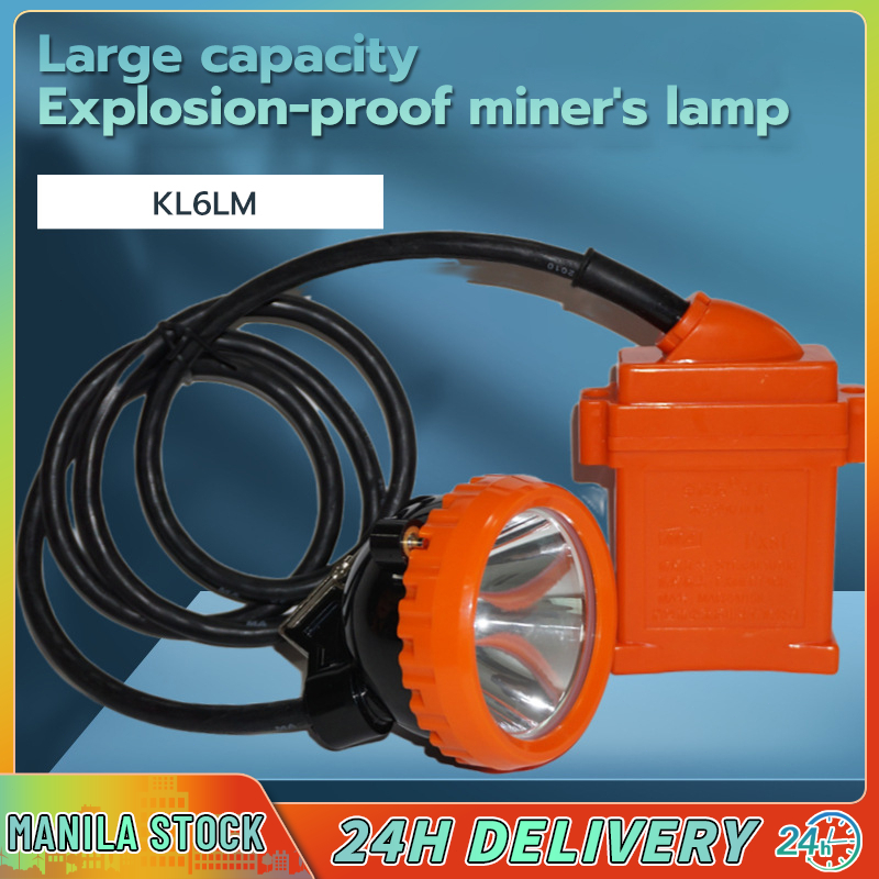 【COD/Original】LED explosion-proof miner's lamp KL5M lithium battery ...