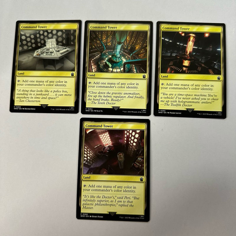 COMMAND TOWER | DOCTOR WHO | COMMANDER COLLECTION | LAND | MTG MAGIC ...