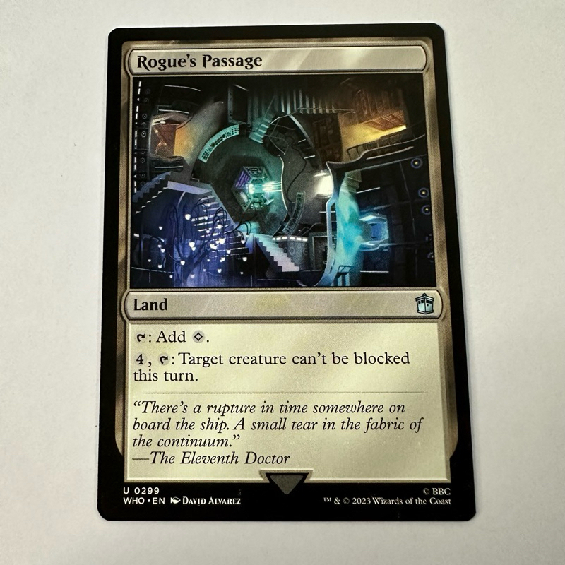 ROGUE’S PASSAGE | DOCTOR WHO | CMM COMMANDER MASTERS | LAND | COLORLESS ...