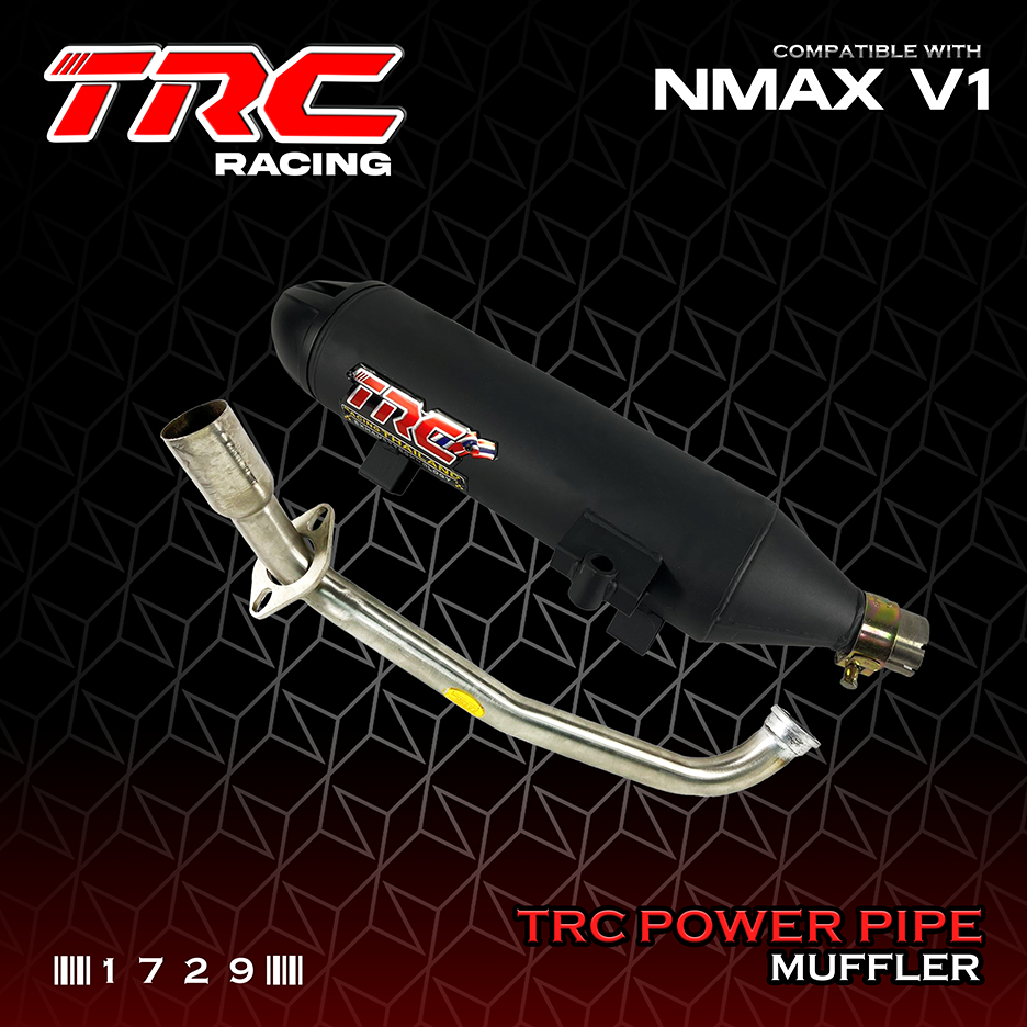 TRC Racing Yamaha NMAX v1 Power Pipe Muffler Exhaust with Removable ...