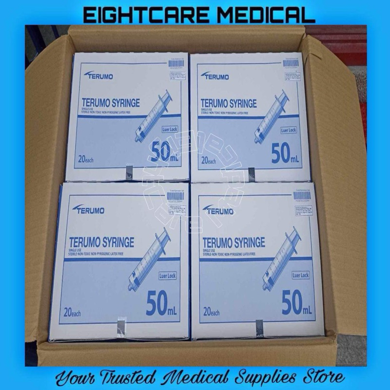50cc Terumo Syringe Sterile 20pcs per box | Shopee Philippines